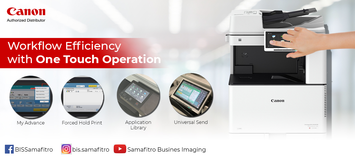Canon Copier: One Touch Operation untuk Alur Kerja yang Efisien ...